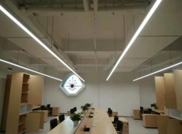 Suspended LED Linear Light Pendant fixture - Haichang Optotech