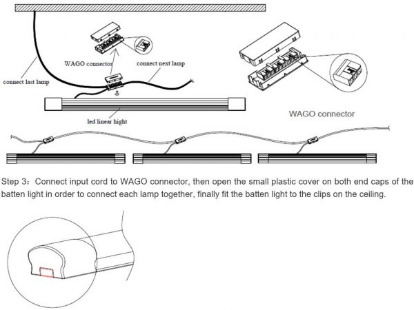 LED batten lights 5ft | Screwfix led batten light fittings